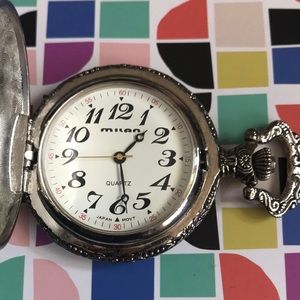 Milan | Accessories | Vintage Decorative Milan Quartz Pocket Watch ...